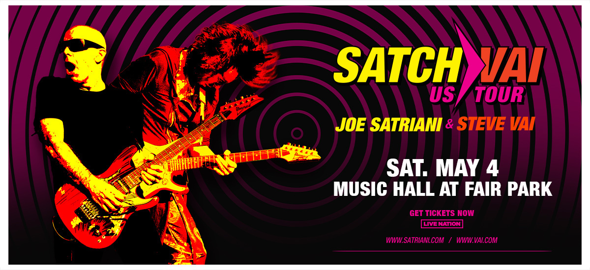 Joe Satriani & Steve Vai - Satch Vai US Tour | Fair Park