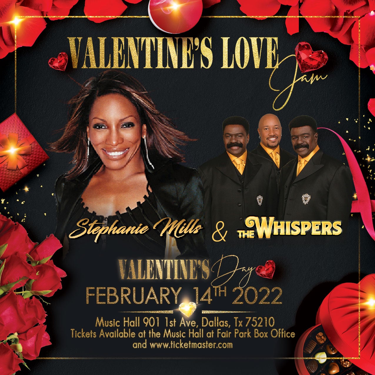 Valentine Love Jam - Stephanie Mills and The Whispers | Fair Park